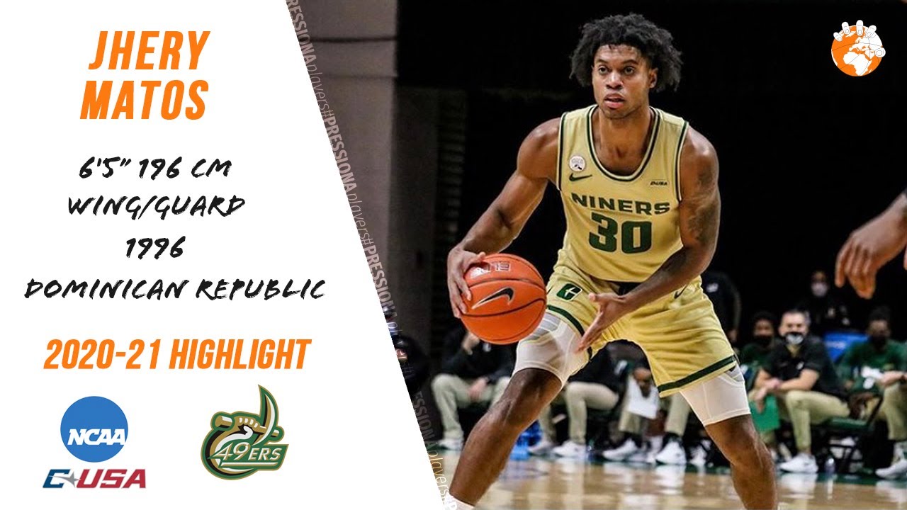 Jhery Matos 2020-21 NCAA Charlotte Extended Highlights - YouTube