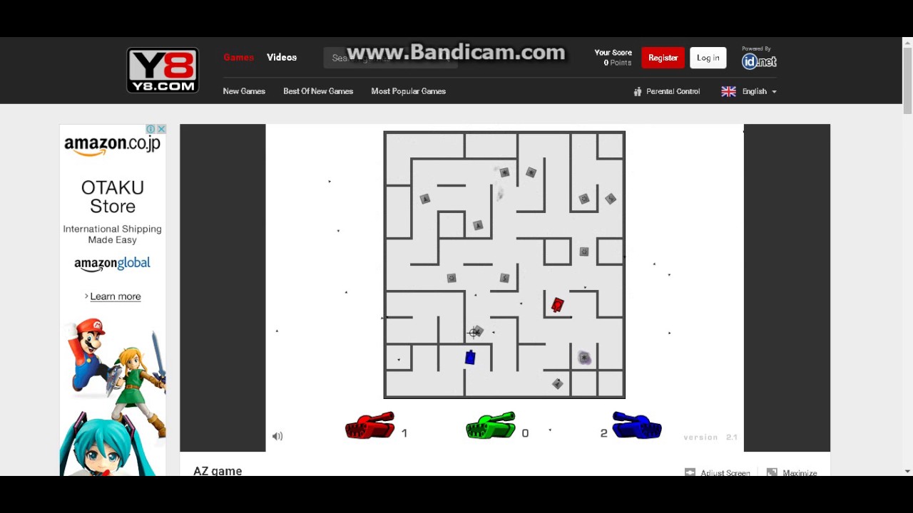 Best Game ever Playing With AZ TANK TROUBLE - YouTube