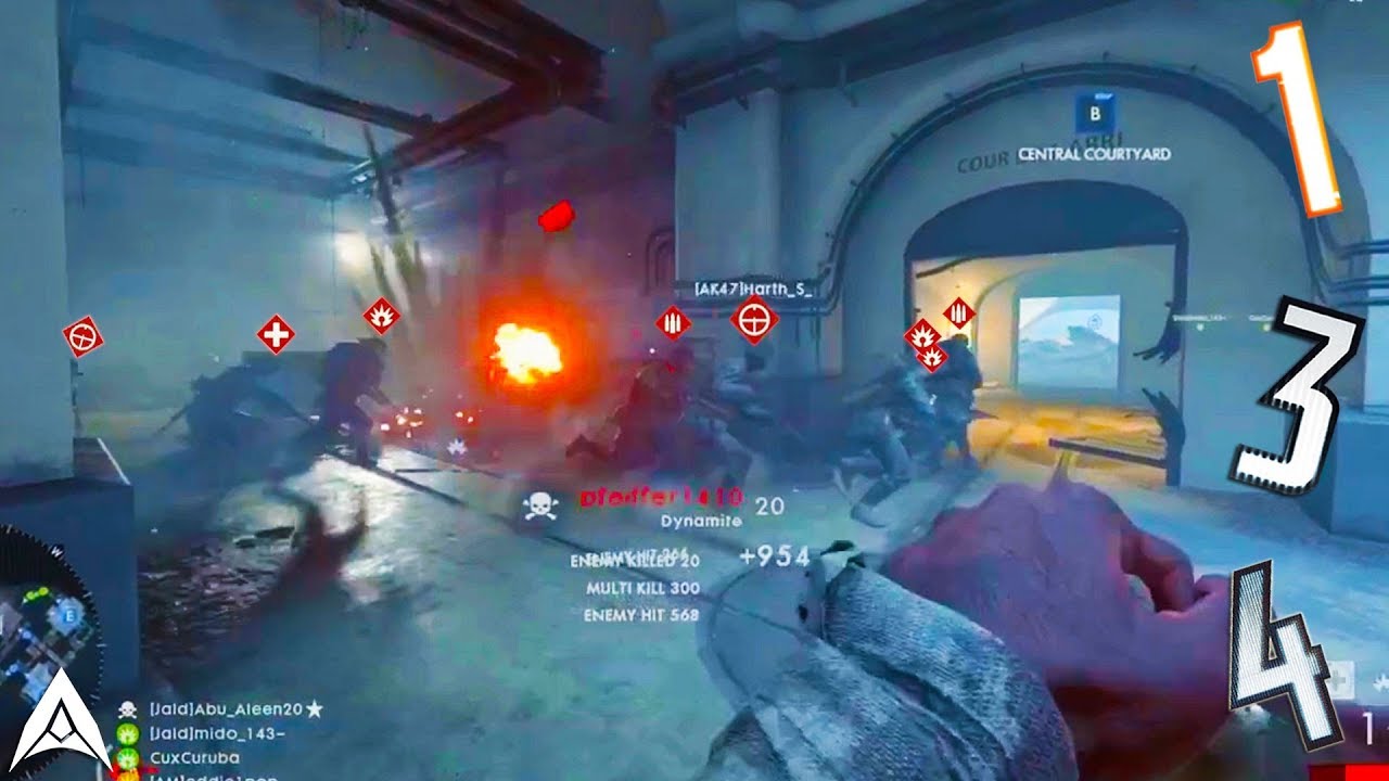 Dynamite vs Enemy Team - Battlefield Top Plays - YouTube