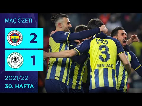 ÖZET: Fenerbahçe 2-1 Konyaspor | 30. Hafta - 2021/22