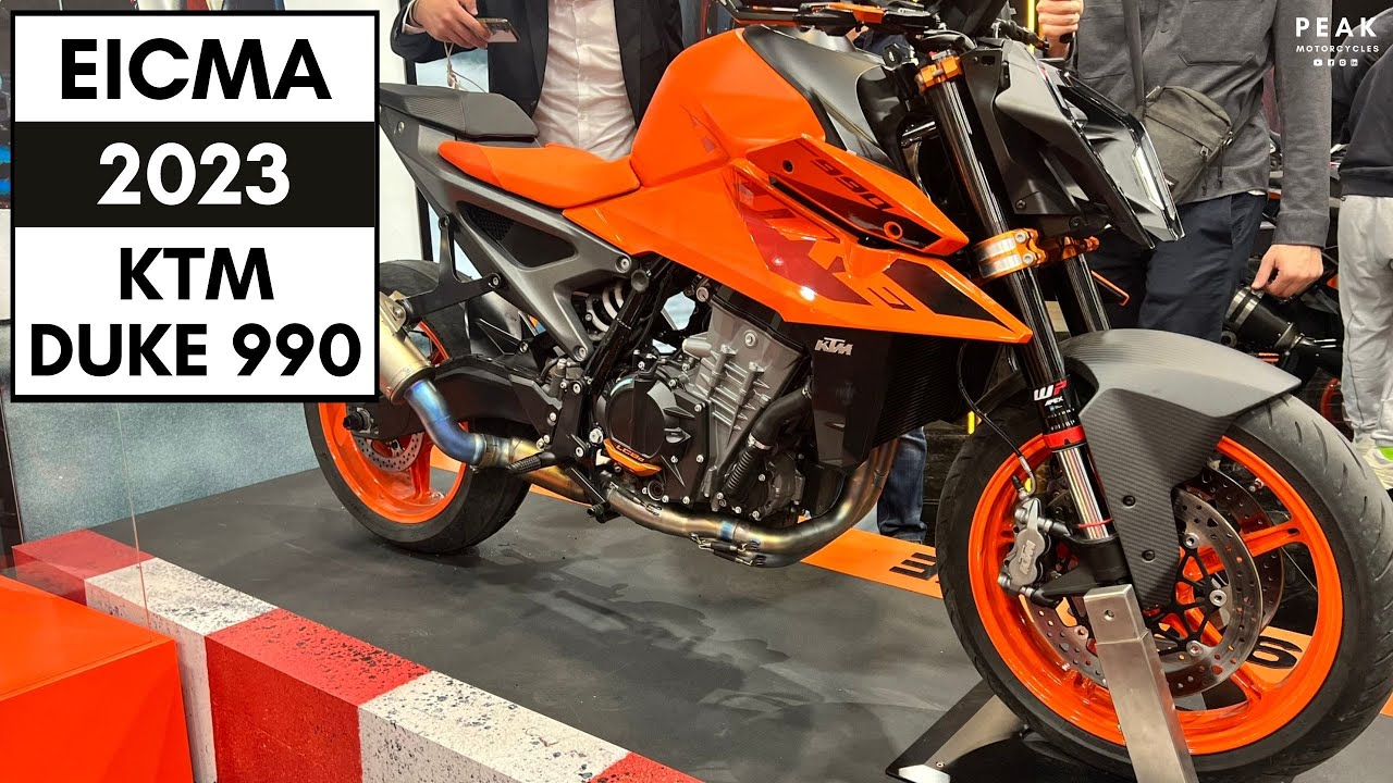 EICMA 2023: KTM Duke 990 4K - YouTube