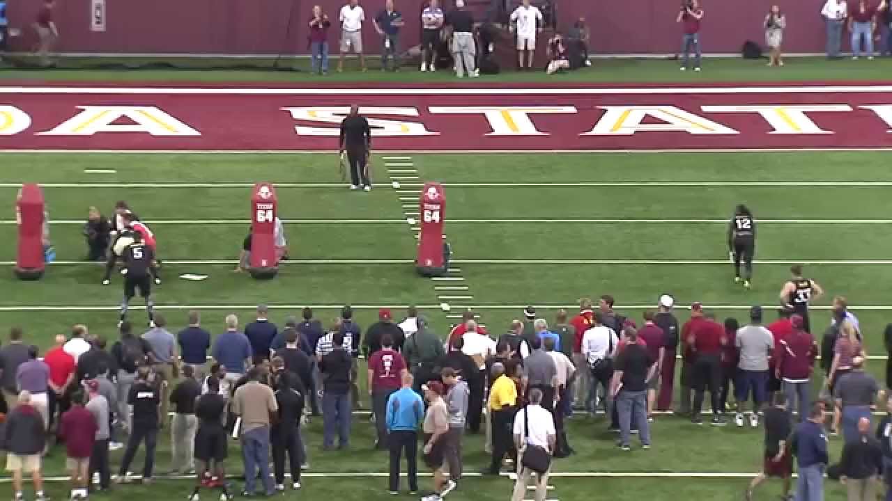 2015 FSU Pro Day Jarred Scooter Haggins 12 WR - YouTube
