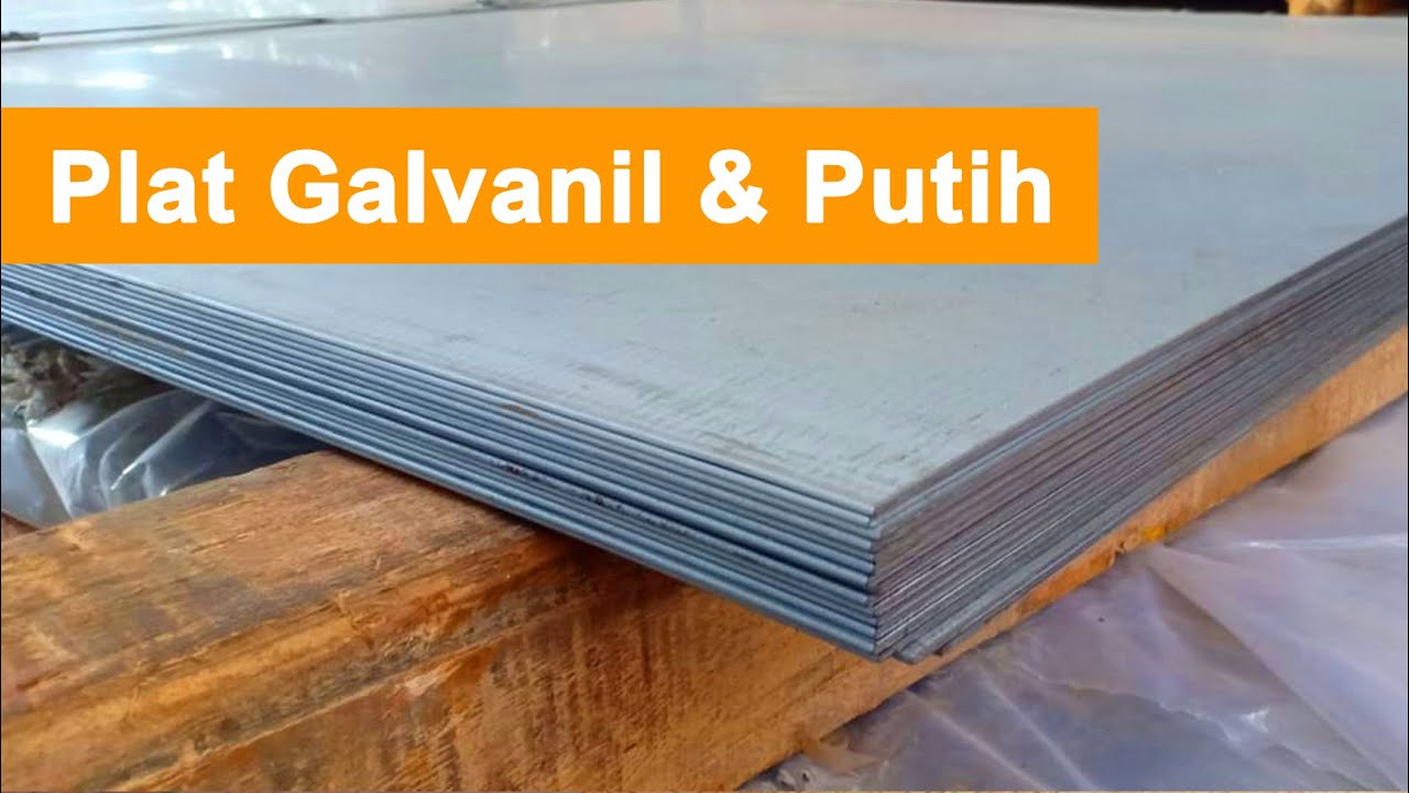 Plat Putih ( SPCC-SD) dan Plat Galvanil MURAH - YouTube