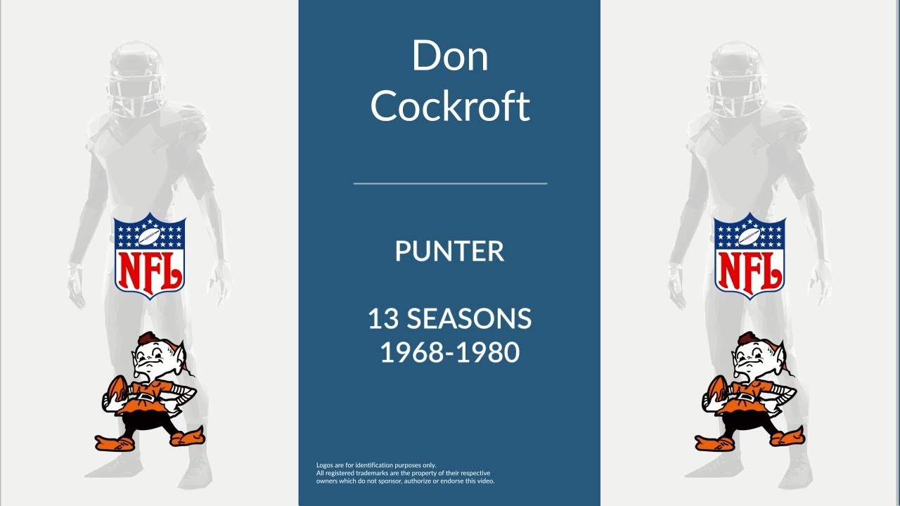 Don Cockroft: Football Punter and Placekicker - YouTube