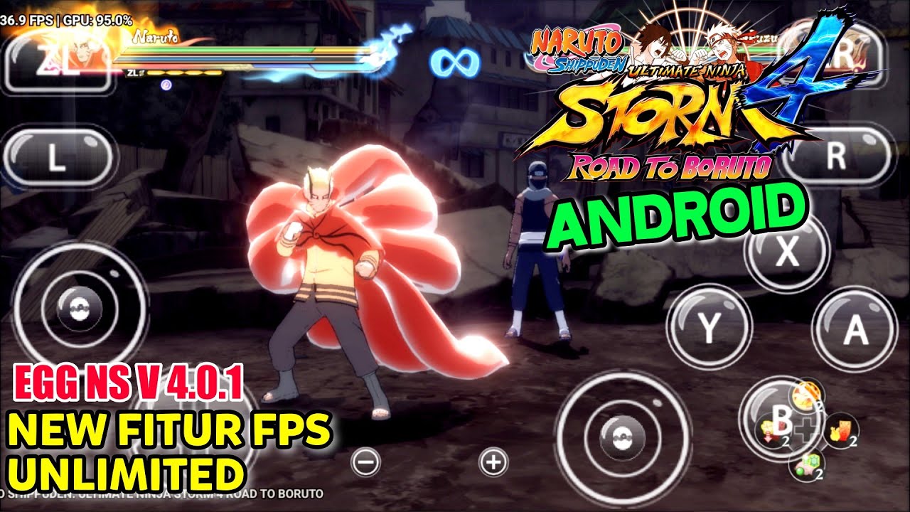 BARYON MODE NARUTO STORM 4 ANDROID OFFLINE EGG NS UPDATE V.401 TEMBUS ...
