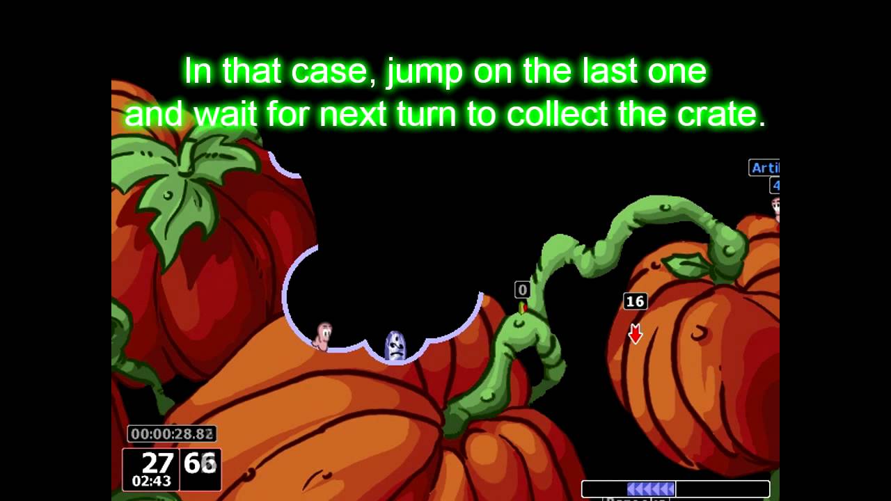 Worms Armageddon - Mission 1 - Tutorial - YouTube