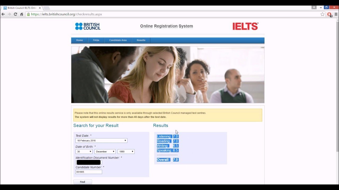 How to check British Council IELTS result on a phone - YouTube