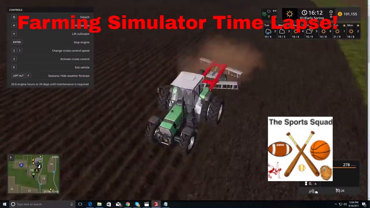 Farming Simulator | Time Lapse | Planting Time!! - YouTube