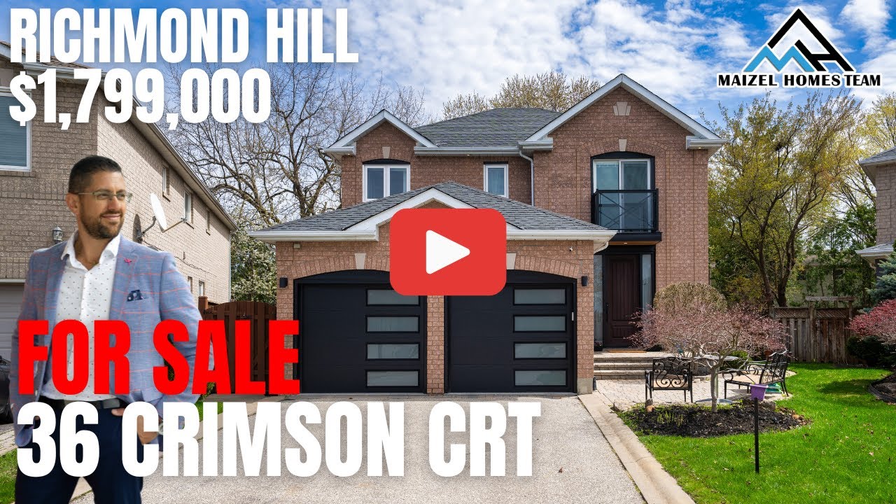 live Home Tour! 36 Crimson Crt Richmond Hill. - YouTube