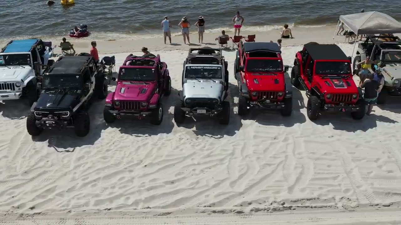 Jeeping the coast 2023 Beach Crawl - YouTube