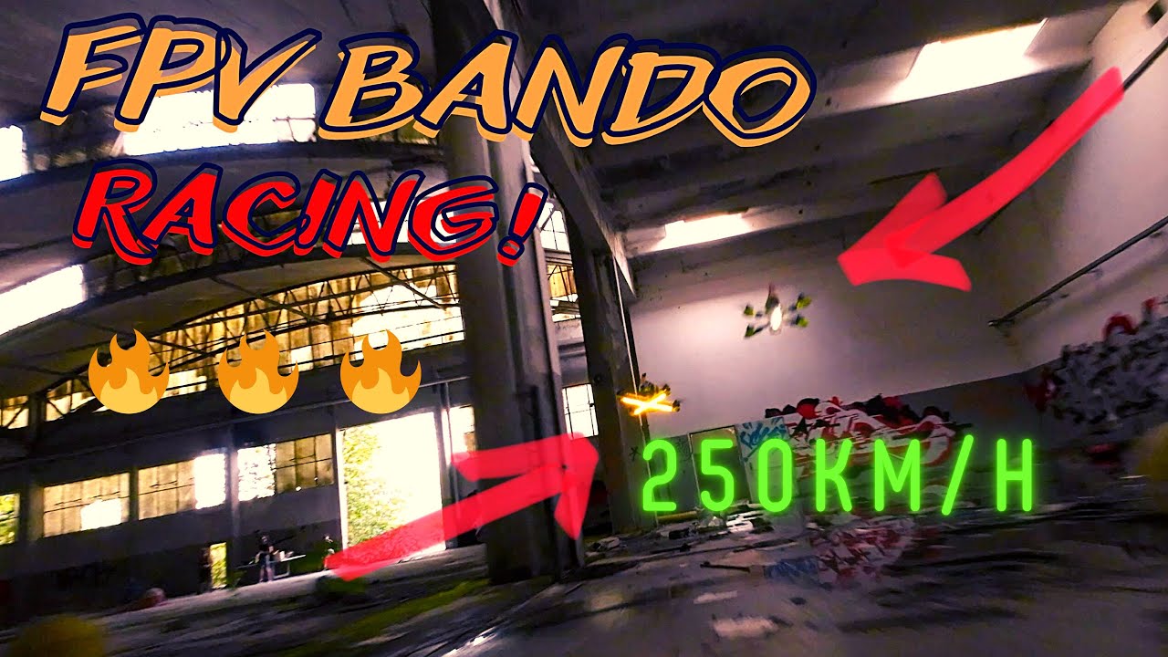 Uncut FPV Bando Racing - 250 km/h Head to head between 3 drones - YouTube