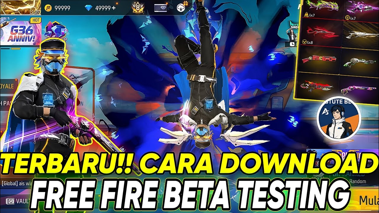 TERBARU‼️CARA DOWNLOAD FF BETA TESTING 2025 | CARA LOGIN FREE FIRE BETA ...
