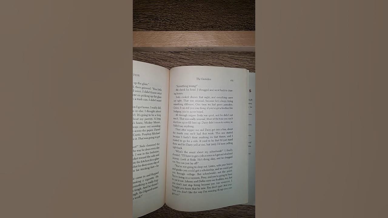 The Outsiders Chapter 12 part 1 - YouTube