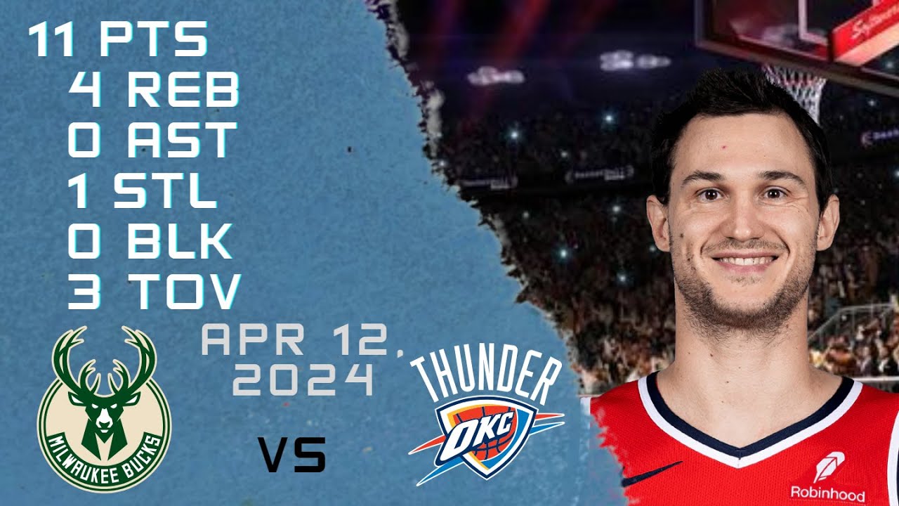 Danilo Gallinari player Full Highlights vs THUNDER NBA Regular season ...