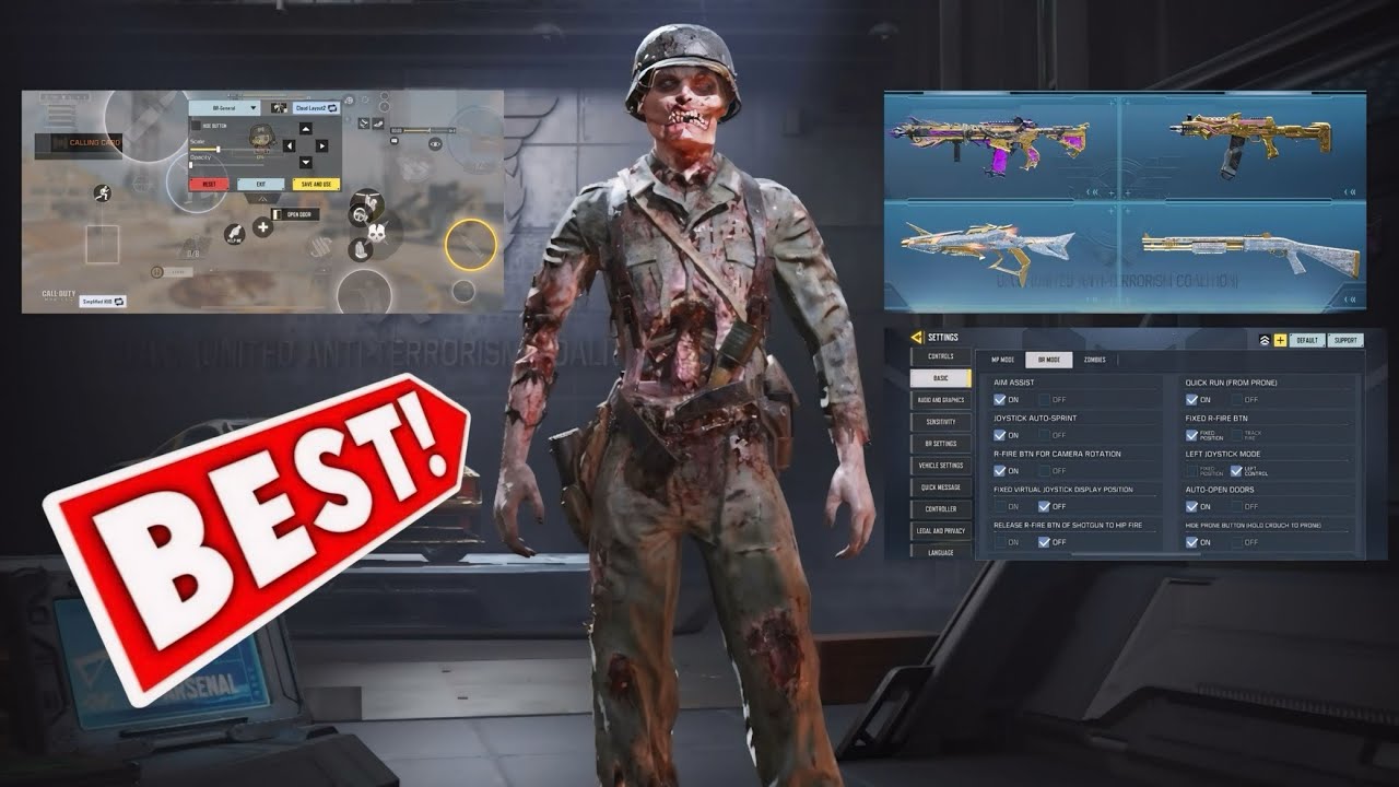 The Best BR Sensitivity Settings for FAST shotgun MOVEMENTS COD MOBILE ...