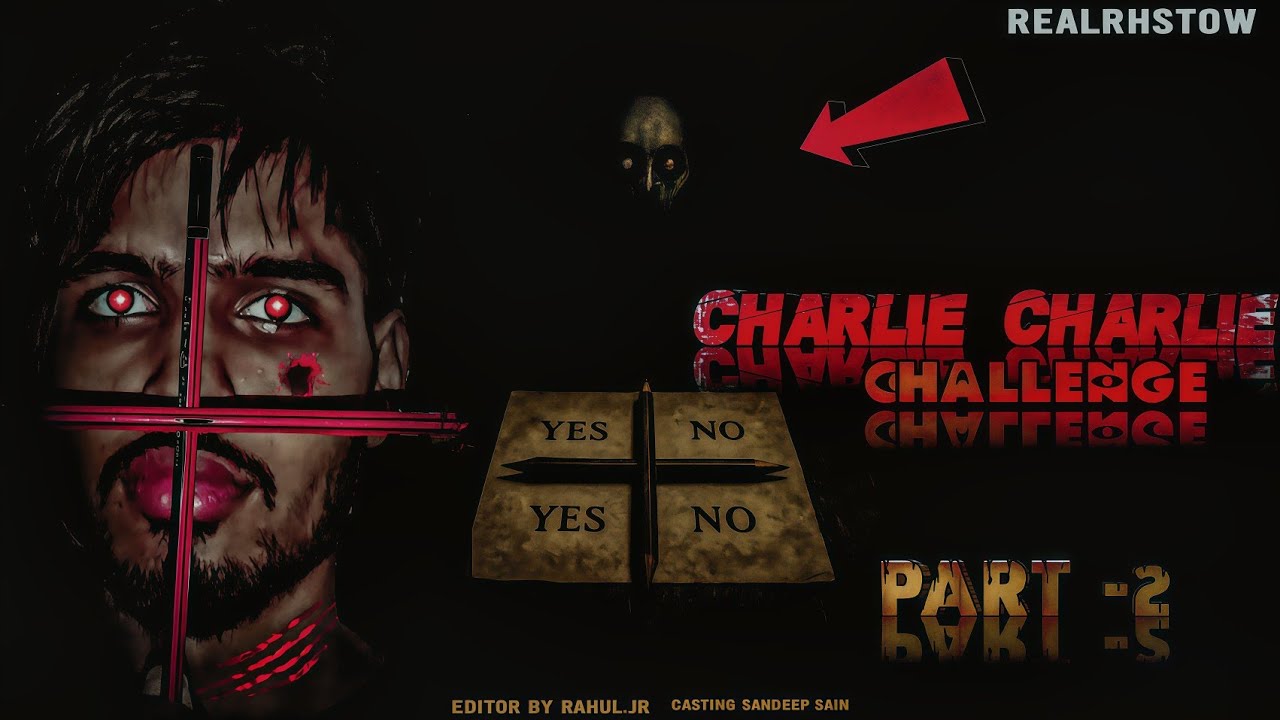 CHARLIE CHARLIE CHALLENGE HORROR PENCIL GAME PART - 2😱 3AT | भूत से ...