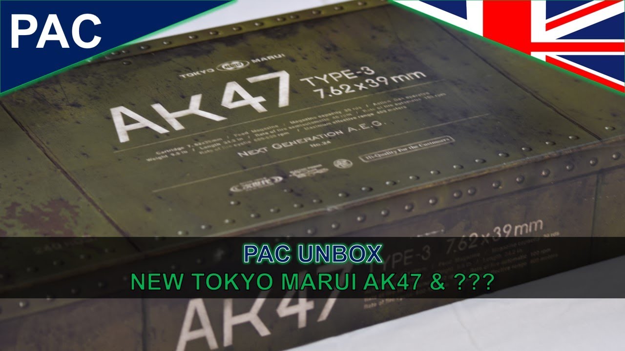 PAC UNBOX the NEW Tokyo Marui AK47 Type 3 Next Gen and Mystery Box ...
