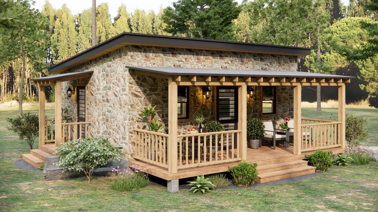 24' x 21' (7m x 6m)Tiny Yet Beautiful: Discover This Small House - YouTube