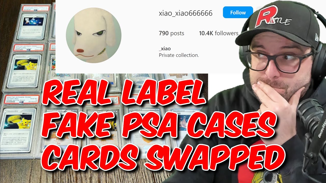 Pokemon Trophy Card Scammer Is Swapping Them With Fake Slabs - YouTube