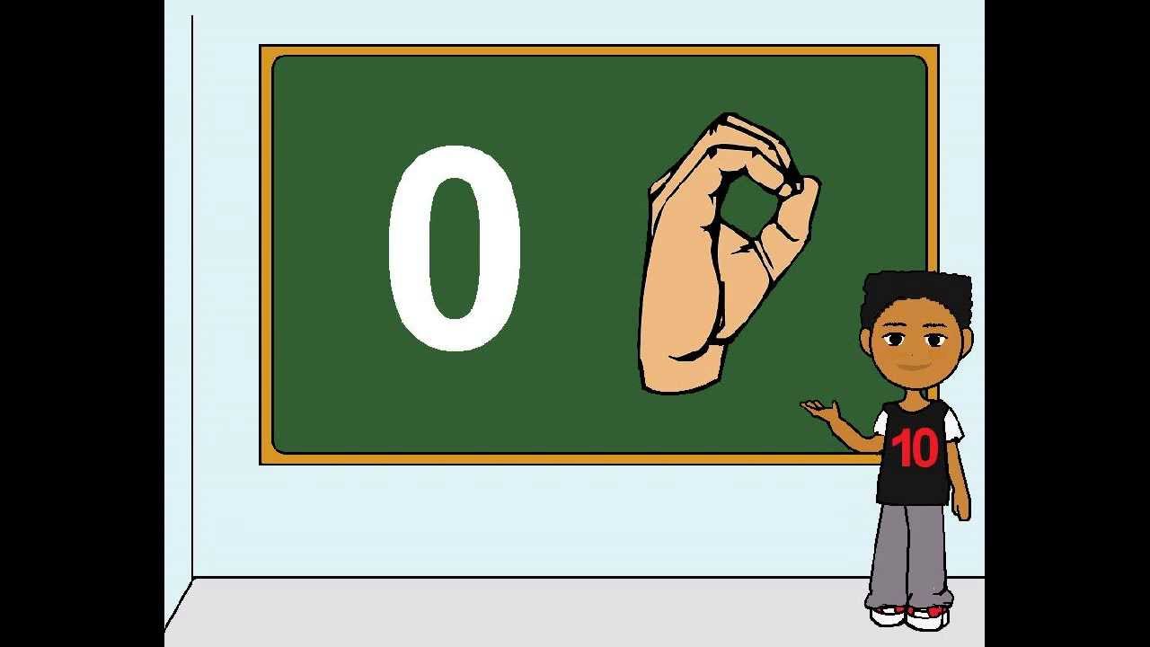 Sign Language For Kids - Numbers (0-9) - YouTube