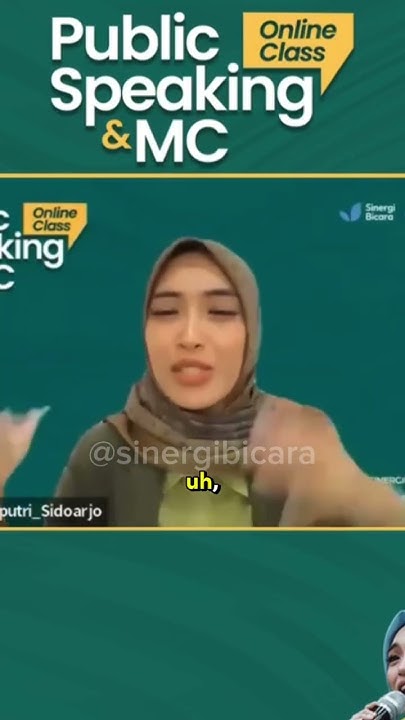 MC Preparation | MC Class | Rizqiani Putri | Sinergi Bicara - YouTube