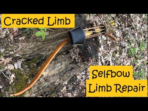 Cracked Selfbow Limb, How I Repaired - YouTube