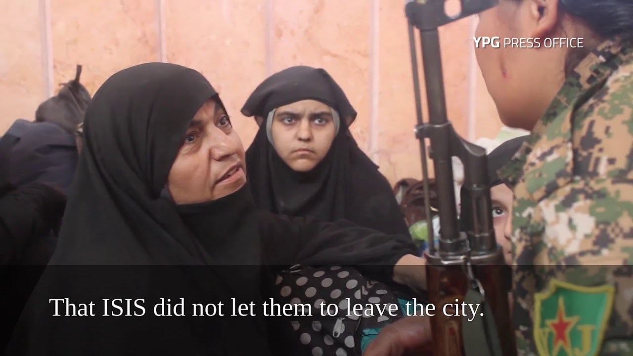 SDF commander, Rojda Felat Operations to rescue Raqqa civilians - YouTube