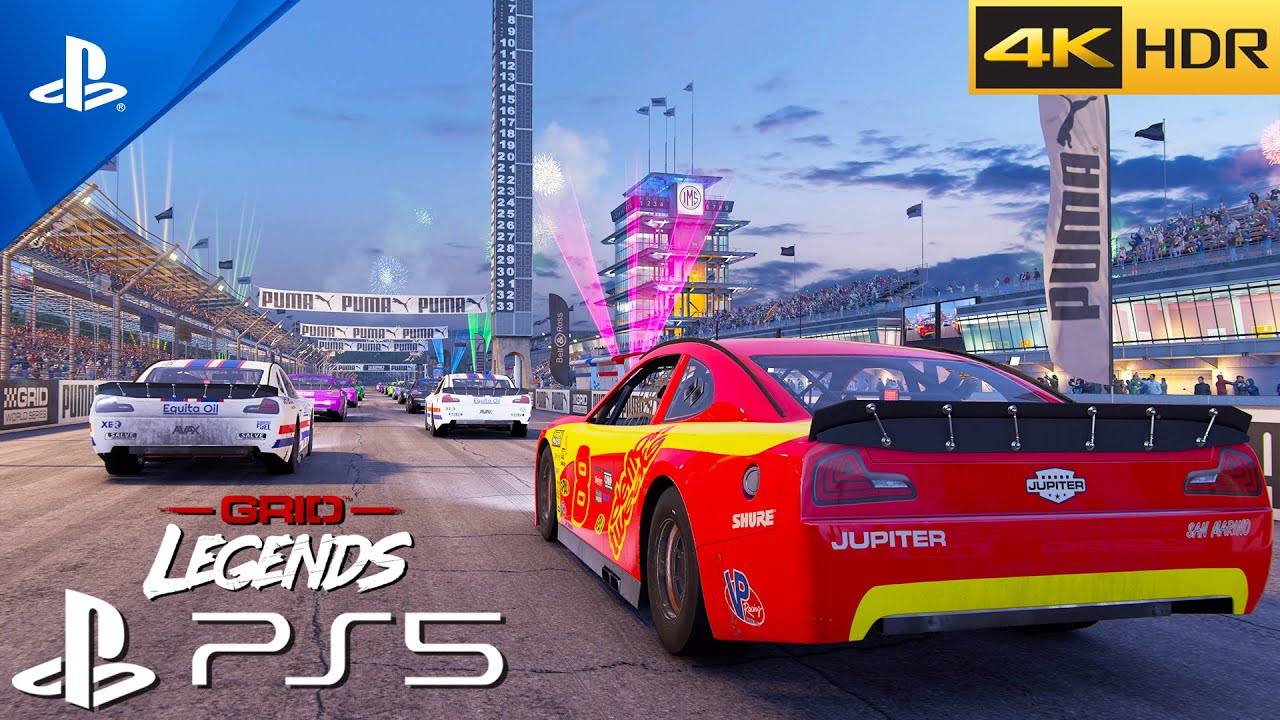 GRID Legends Nascar Indy 500 Gameplay | Indianapolis Motor Speedway [PS5 4K Ultra HDR 60fps ...