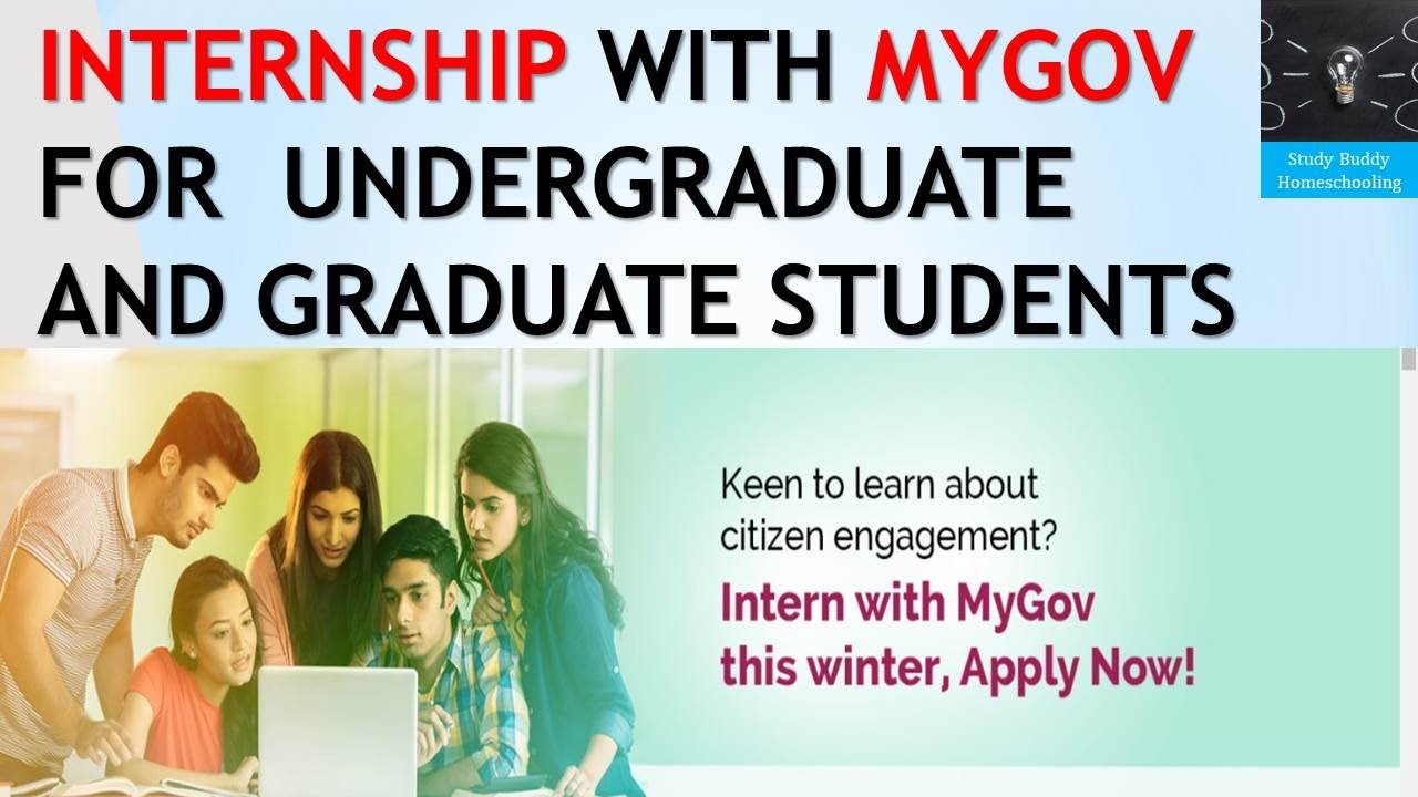 INTERNSHIP WITH MYGOV || FOR UNDERGRADUATE AND GRADUATE STUDENTS ...