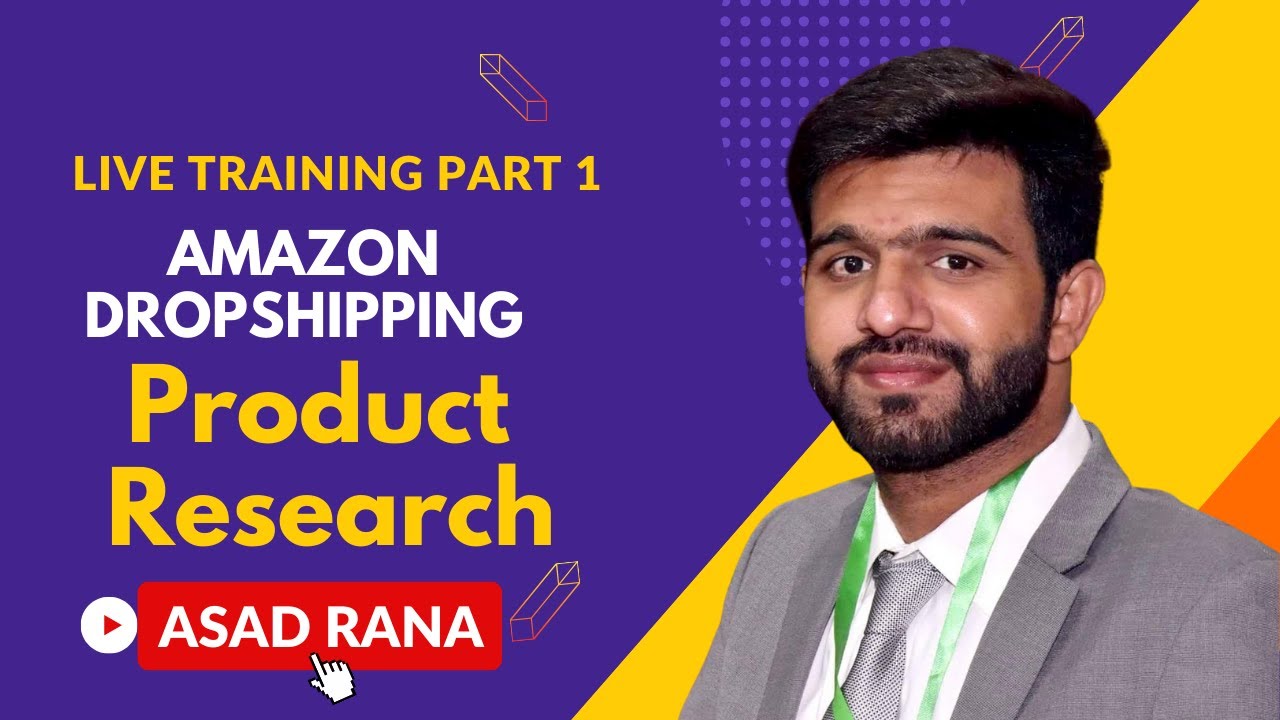 Amazon Dropshipping Free Course Lecture 2 Product Research | Free Live ...