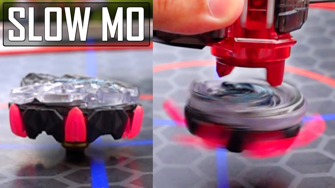 LeftBurst Beyblade That Only Spins For 5 Seconds in Slow Motion ...