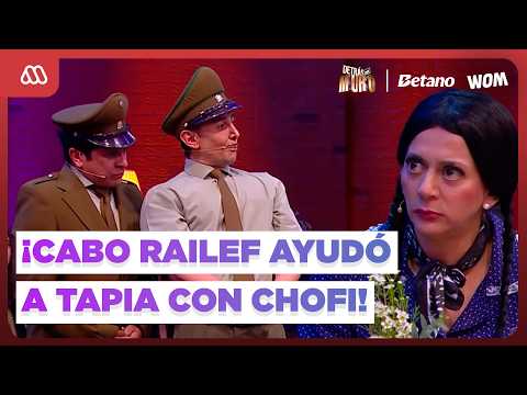 😂 DETRÁS DEL MURO ❤️ | ¡CABO RAILEF SALVÓ A TAPIA! 😂 Lo ayudó en su cita con Chofi