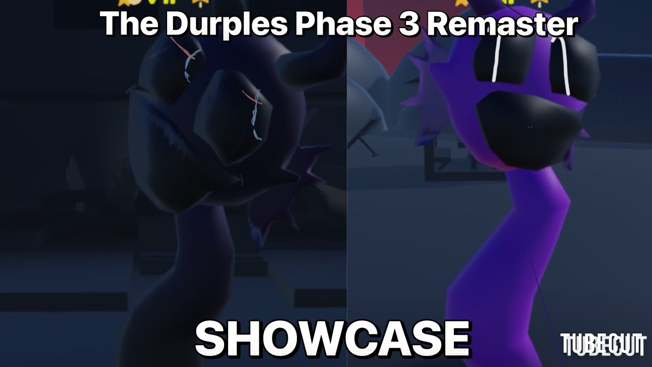 “The Durples Phase 3 Remaster Showcase.” | 3D Sprunki RP And Animation ...
