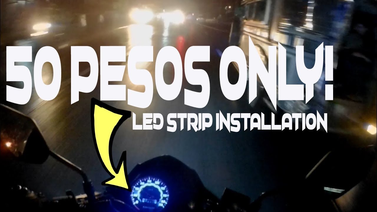 Speedometer Led Strip Installation - YouTube