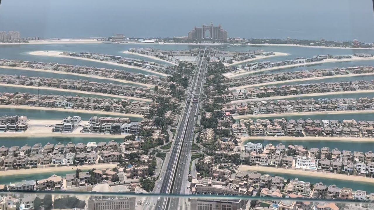 두바이(Dubai) - 팜 주메이라(Palm Jumeirah) THE VIEW AT THE PALM - YouTube