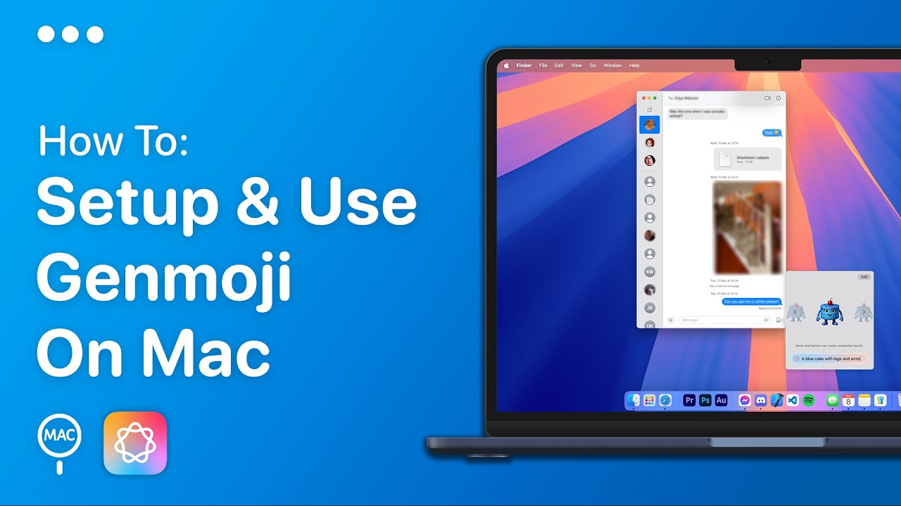 How To Setup & Use Genmoji On Mac | Easy Guide - YouTube
