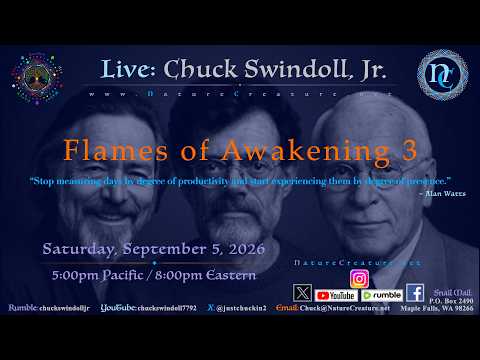 September 5, 2026 LIVE Flames of Awakening 3:Thanatos and the Great Awakening: Dying to the Old Mind