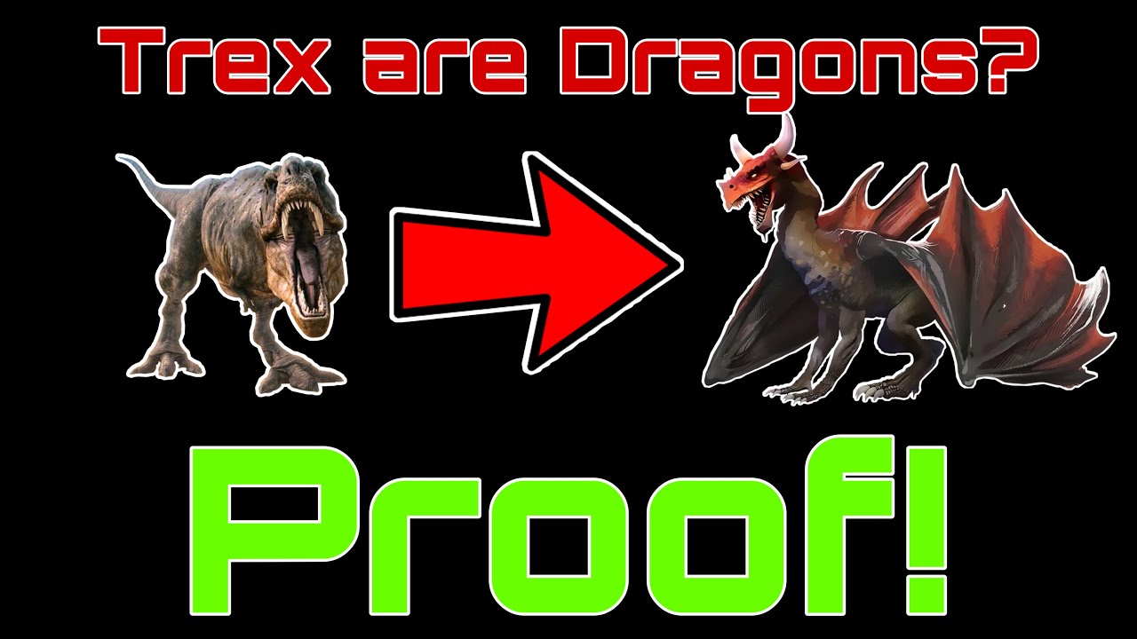 The T-Rex was actually a DRAGON! (PROOF) - YouTube