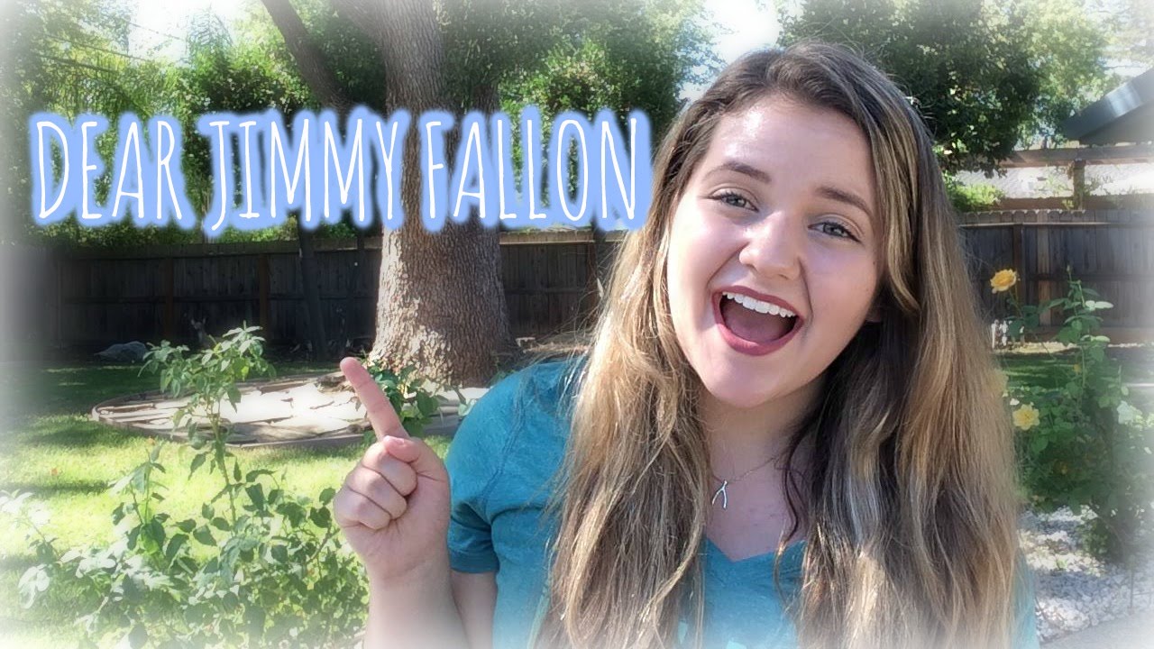 Dear Jimmy Fallon - YouTube