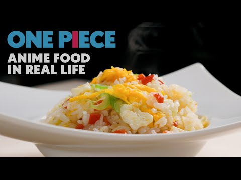 Sanji & Banban’s  Fried rice from One Piece | Anime food in real life