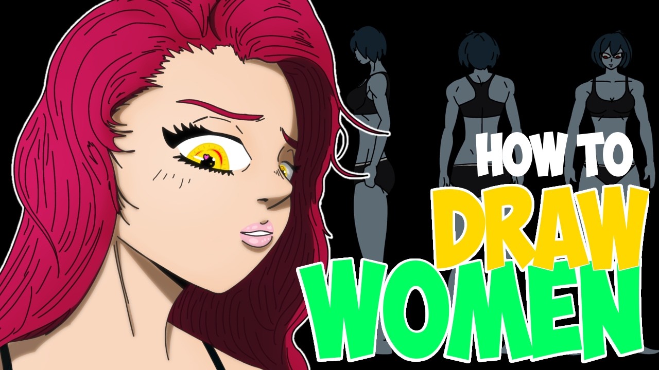 How to draw Women: The simple way - YouTube