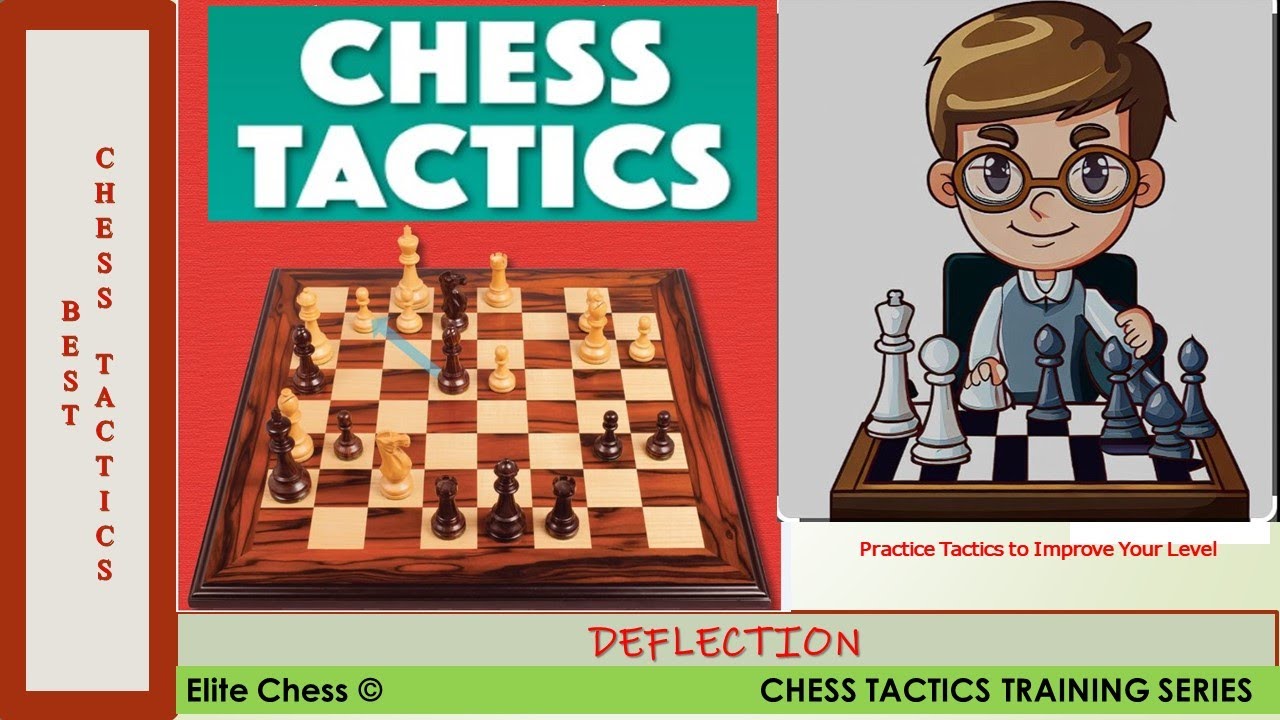 Practice Tactics to Improve Your Level in Chess: DEFLECTION - YouTube