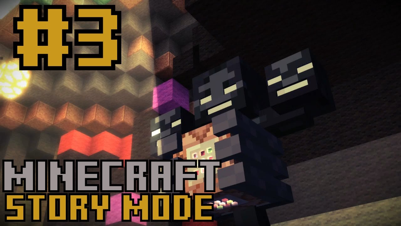 A WITHER!? - MINECRAFT: STORY MODE (BLIND) #3 - YouTube