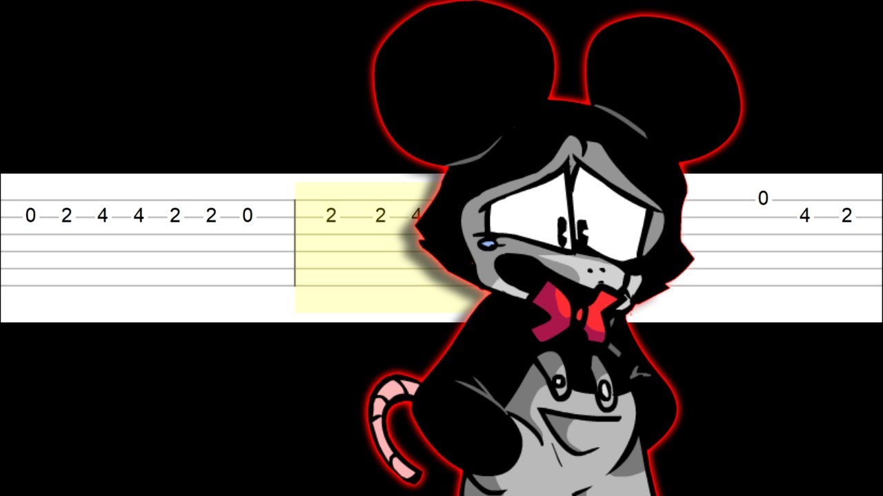 Friday Night Funkin' - VS Soft Mickey Mouse - Better(Easy Guitar Tabs ...