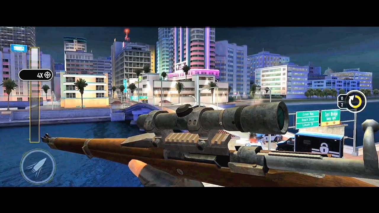 Pure Sniper Android Gameplay | Zone two Miami | Campaign level 1 - 10 ...