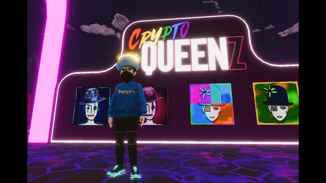 Running around Decentraland Metaverse | Boy George and CryptoQueenz NFT ...