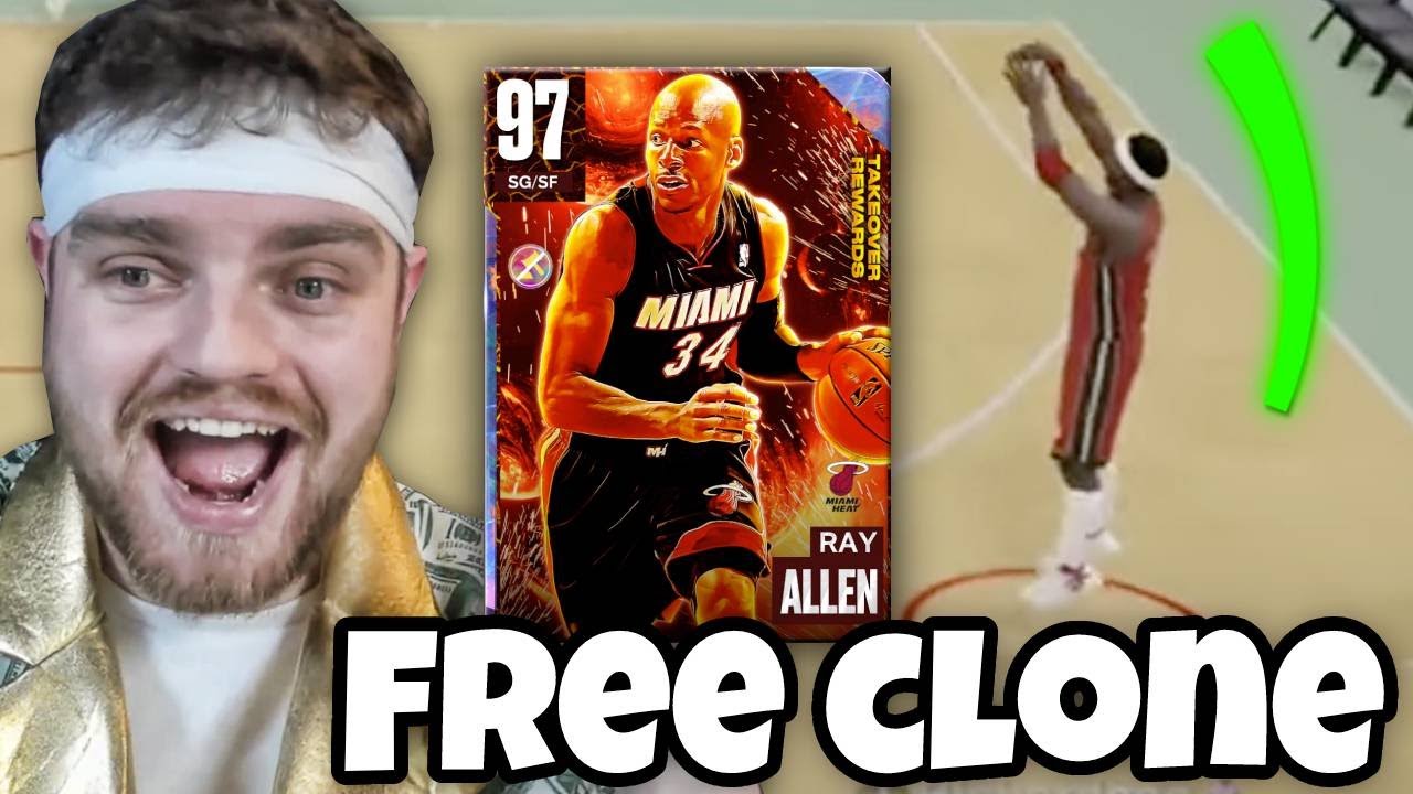 GALAXY OPAL RAY ALLEN BUT HE'S FREE IN NBA 2K23 MyTEAM!! - YouTube