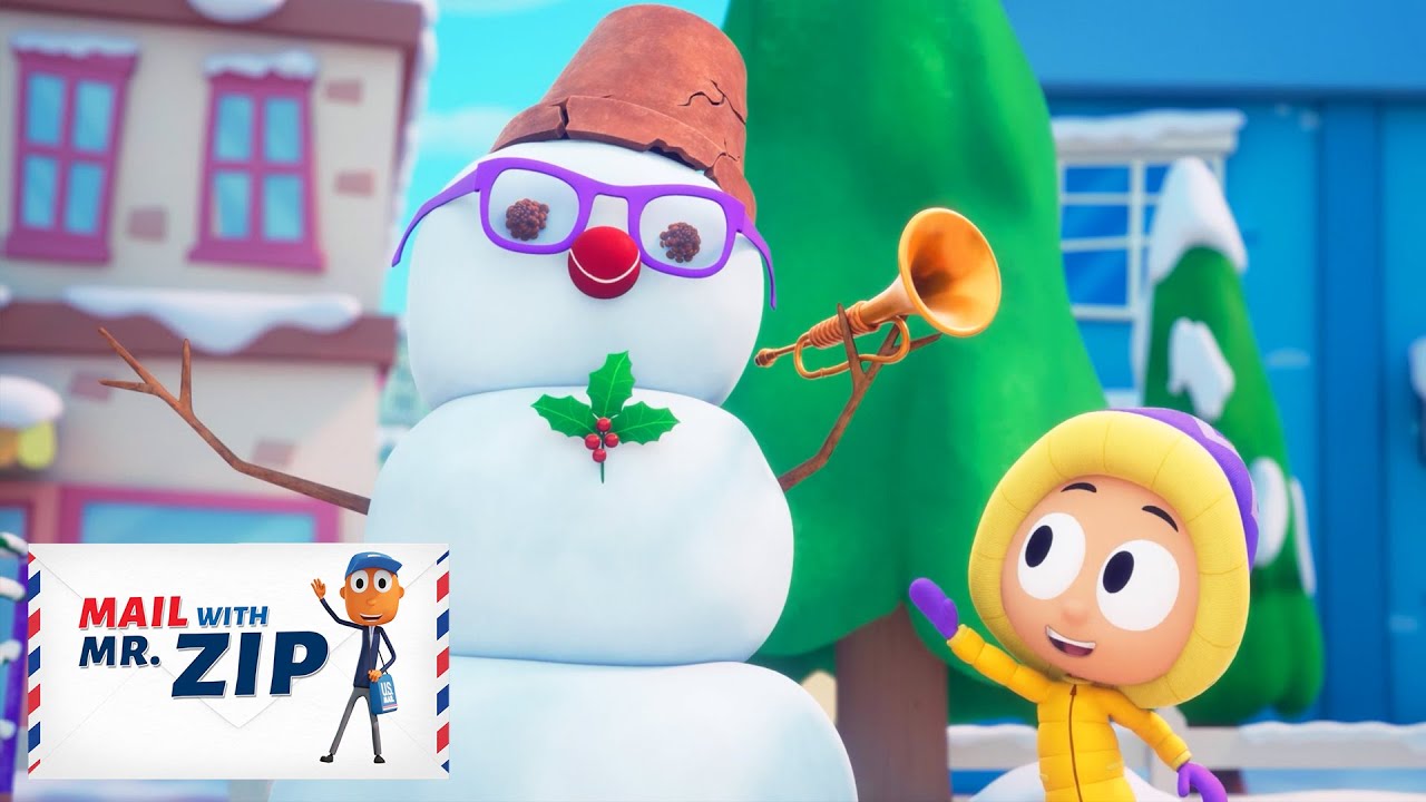 Snowman Song ⛄️ 🎶 | Mailman Music Video | @MailWithMrZIP Fun Mailman ...