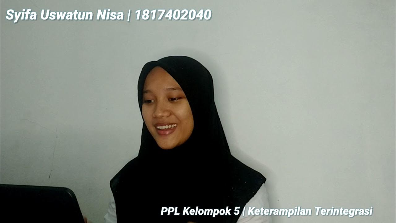 Keterampilan Terintegrasi | Syifa Uswatun Nisa | 1817402040 - YouTube