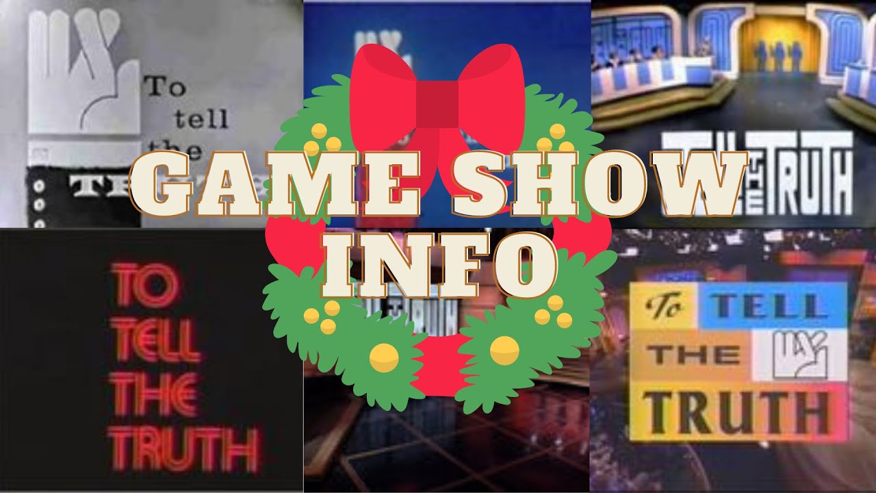 Game Show Info S1 E17: To Tell The Truth - YouTube